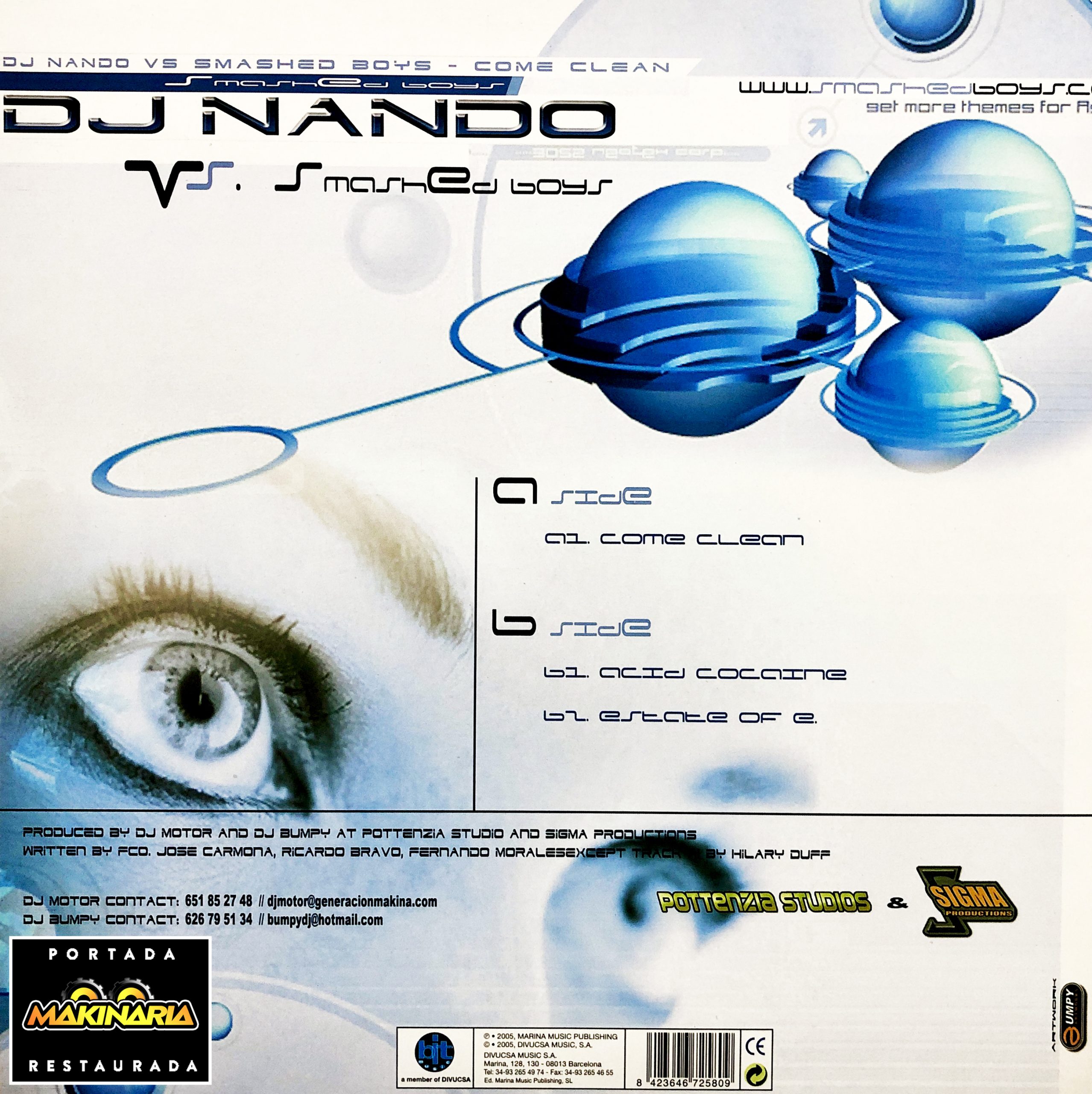 DJ NANDO VS SMASHED BOYS - makinaria